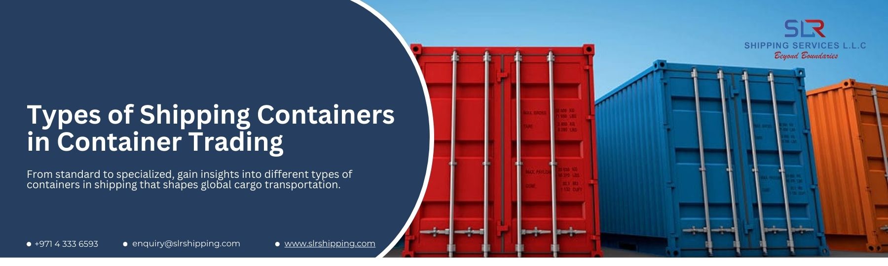 types of containers for shipping Archives - SLR Shipping LLC